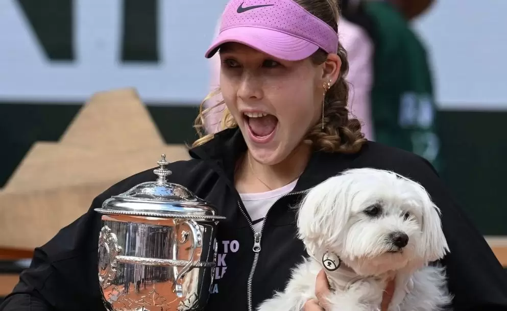 Mirra Andreeva y su viral momento en el Roland Garros - FM Mundo